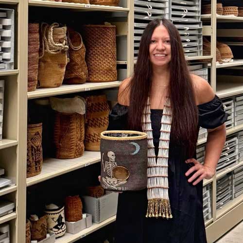 Annette Pierre in the Artist Studio | Burke Museum
