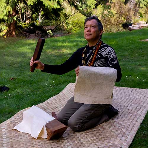 Stewart Wong in the Artist Studio | Burke Museum